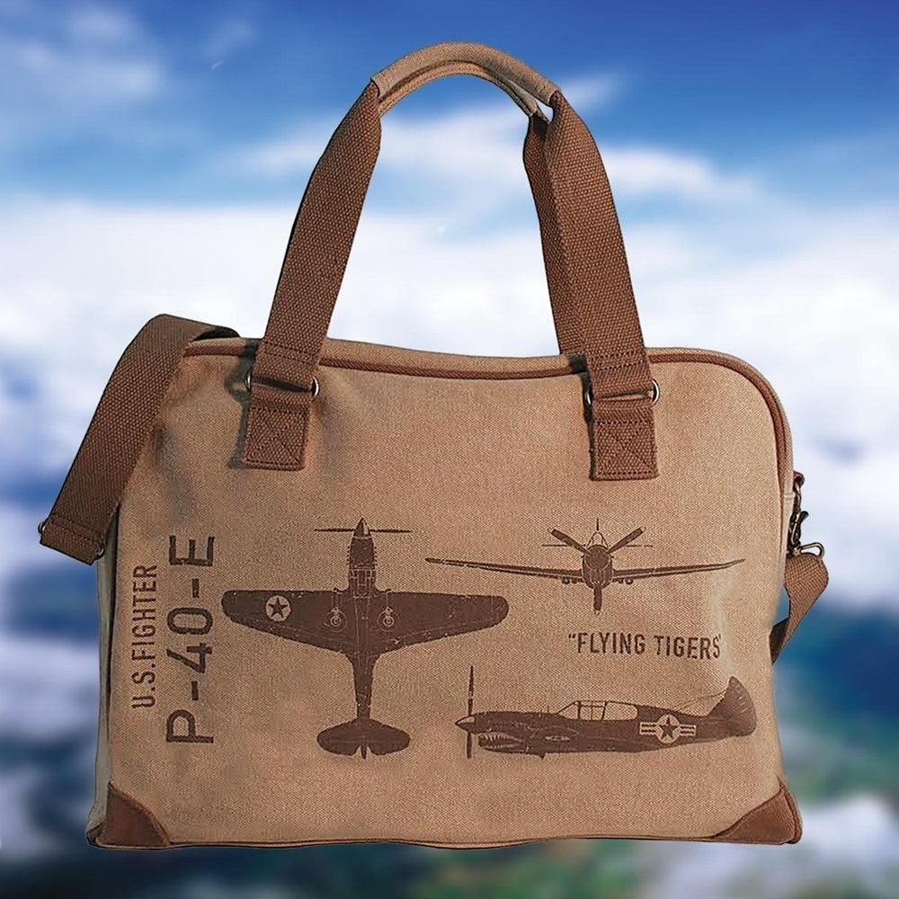 WWII Pilot Bag - Flying Tiger Fighter - Costumes and Collectibles