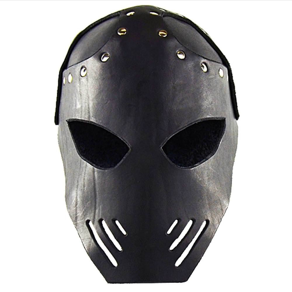 LARP Leather Executioner Helmet - Costumes and Collectibles