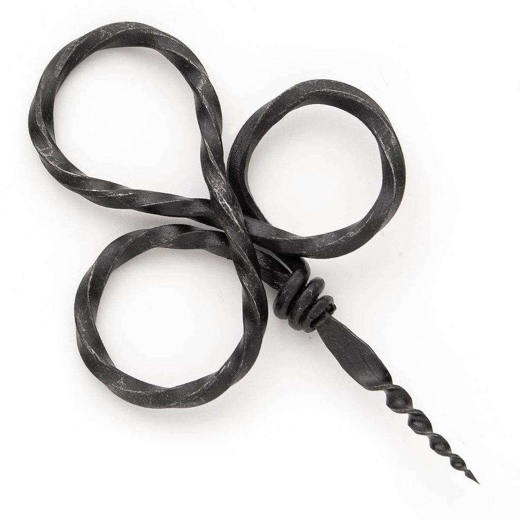 Hand-Forged Iron Twisted Cork Screw - Costumes and Collectibles