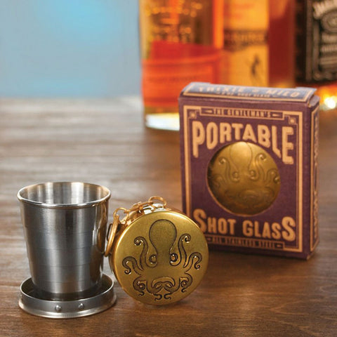 Gentleman Octopus Portable Shot Glass - Costumes and Collectibles