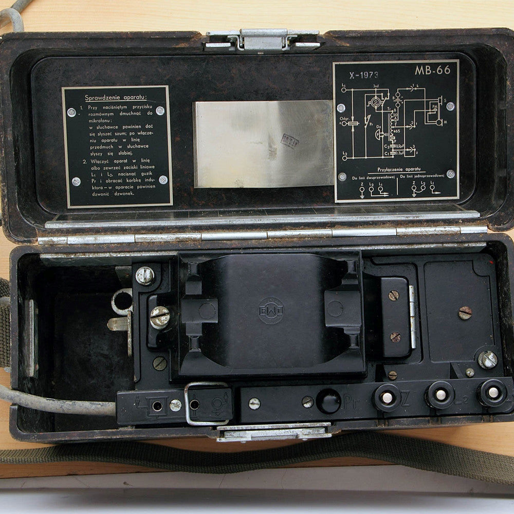 Polish Field Phone - Costumes and Collectibles