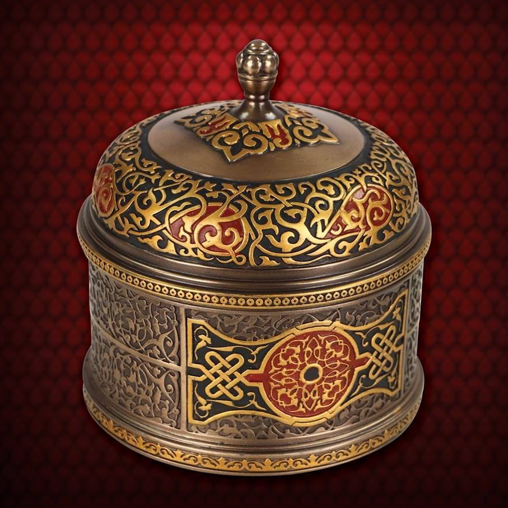 Viking Trinket Box Round - Costumes and Collectibles